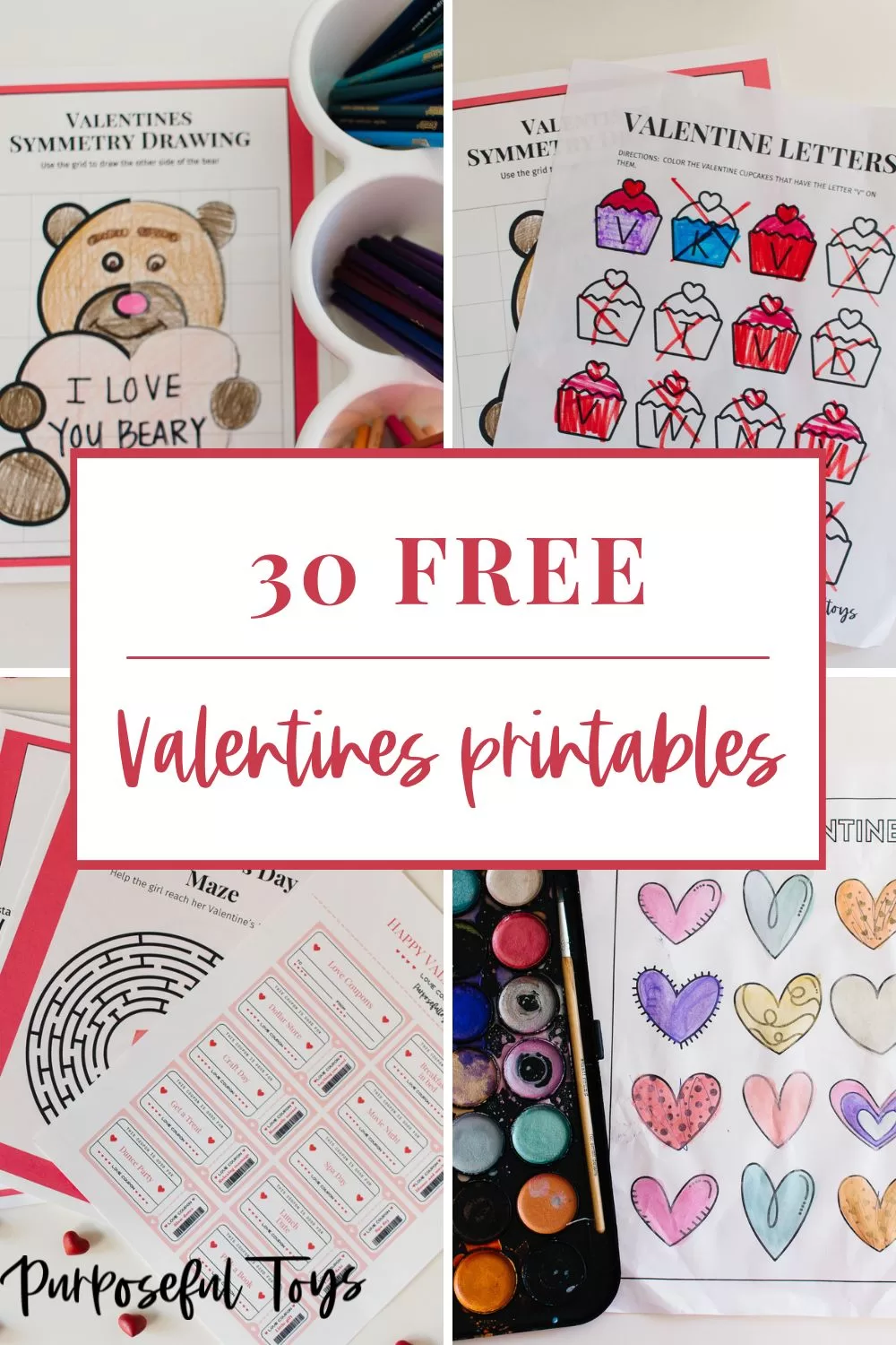 30 Free Valentine Activities - Purposeful Toys