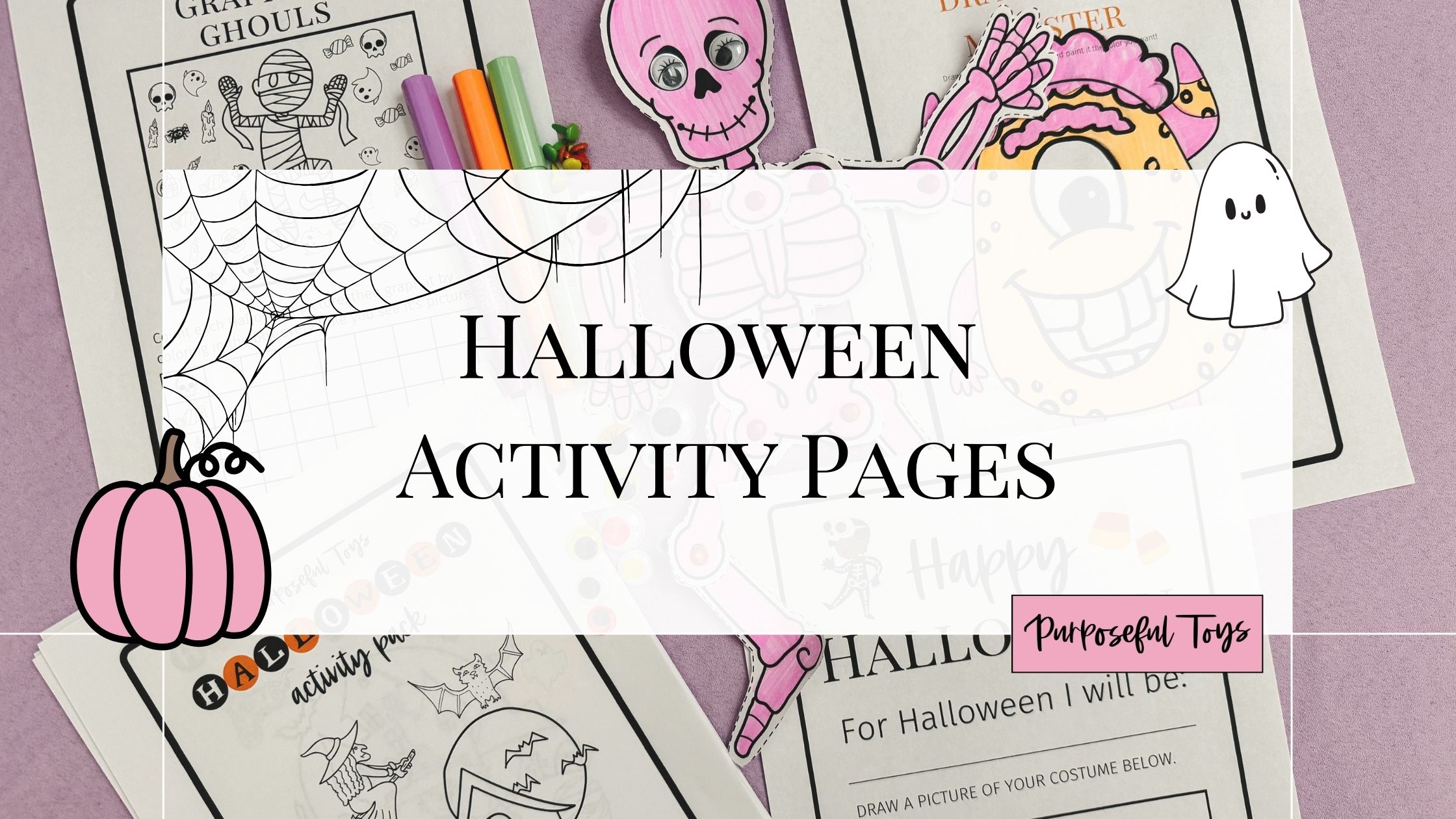 Halloween Free Activity Pages - Purposeful Toys